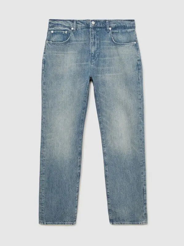 REISS Keith Comfort-stretch Relaxed Straight-leg Jeans