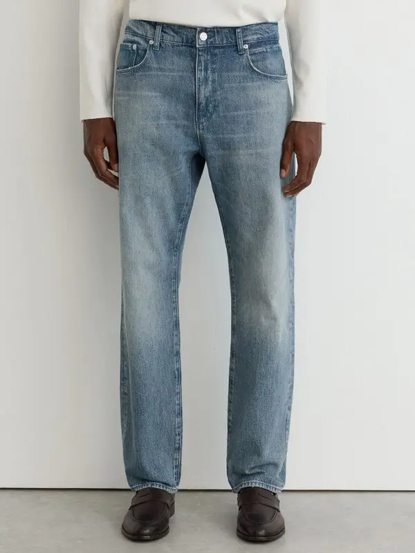 REISS Keith Comfort-stretch Relaxed Straight-leg Jeans