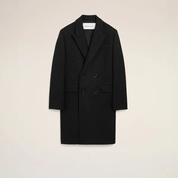 AMI Paris Double Breasted Wool Coat