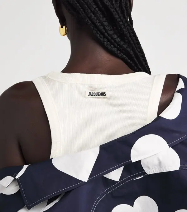 Jacquemus Cotton Ribbed Tank Top