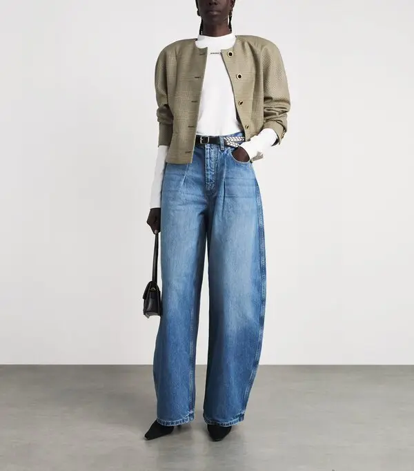 Jacquemus Pleated Barrel Jeans