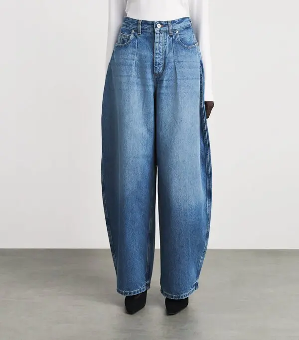 Jacquemus Pleated Barrel Jeans