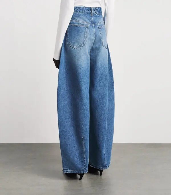 Jacquemus Pleated Barrel Jeans
