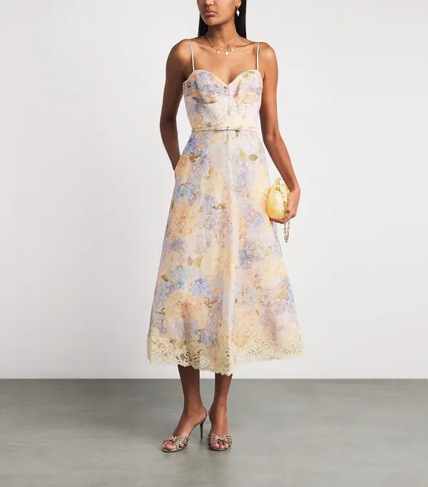 Zimmermann Valiant Tucked Midi Dress