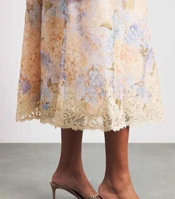 Zimmermann Valiant Tucked Midi Dress