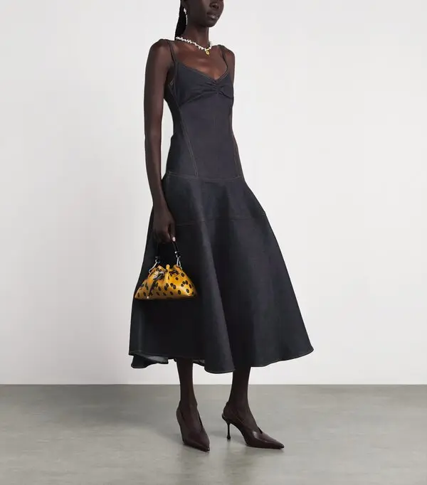 Jacquemus Denim Pina Midi Dress
