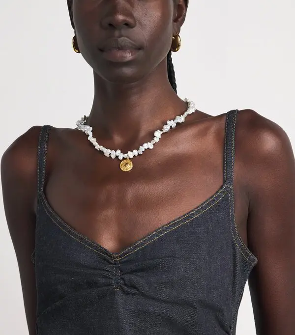 Jacquemus Denim Pina Midi Dress