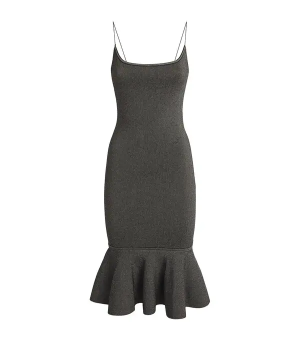 Jacquemus Knitted Pina Midi Dress