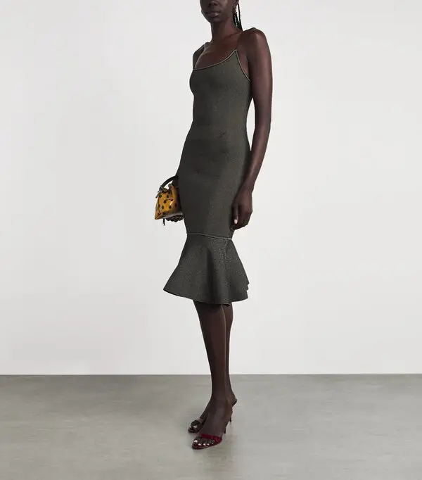 Jacquemus Knitted Pina Midi Dress