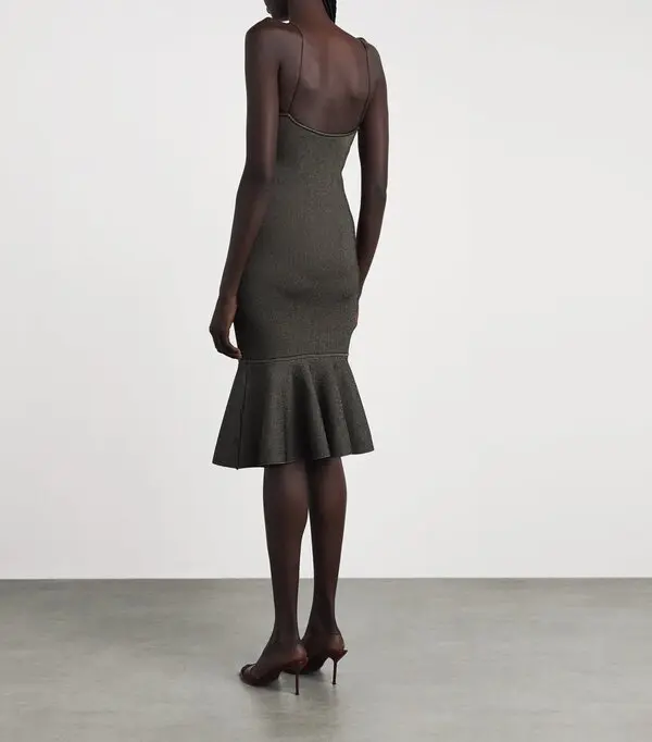 Jacquemus Knitted Pina Midi Dress
