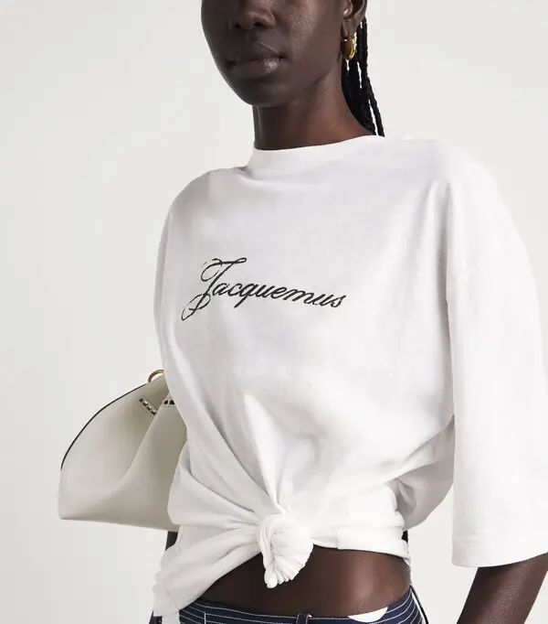 Jacquemus Cotton-hemp Logo T-shirt