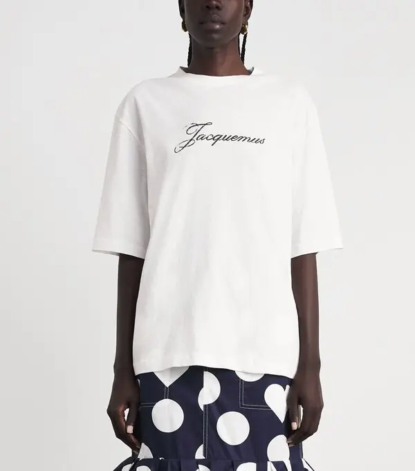 Jacquemus Cotton-hemp Logo T-shirt