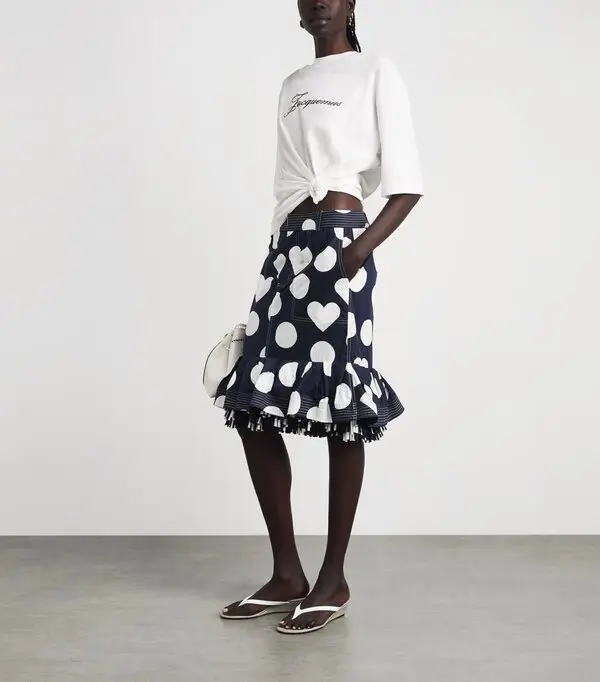 Jacquemus Cotton-hemp Logo T-shirt