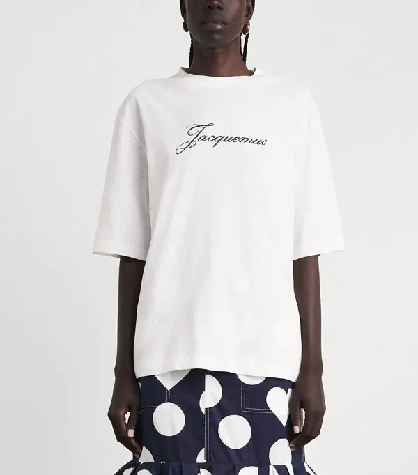 Jacquemus Cotton-hemp Logo T-shirt