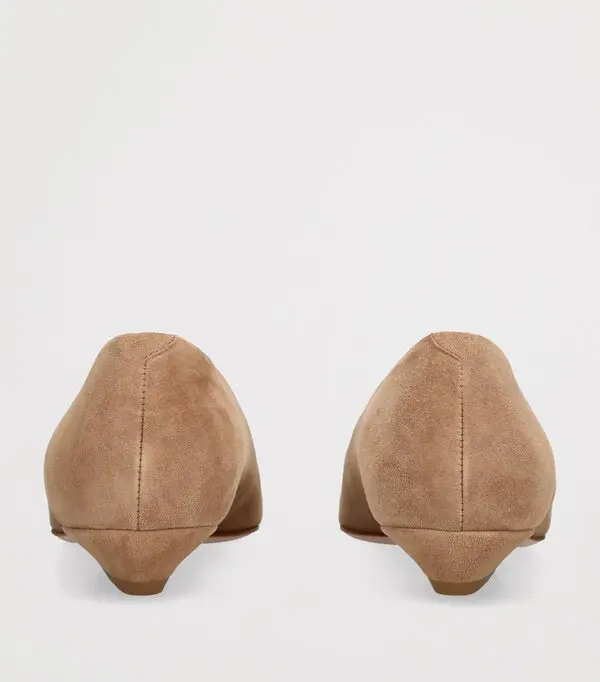 ROGER VIVIER Suede Viv In The City Ballet Flats