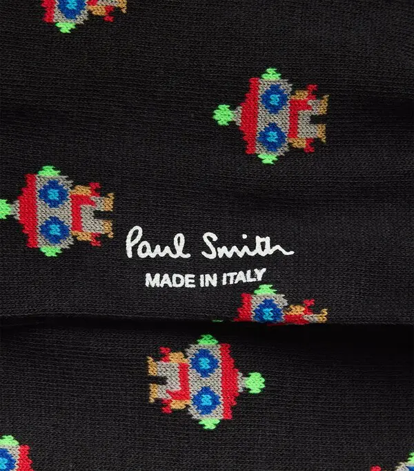 Paul Smith Jacquard Robot Socks