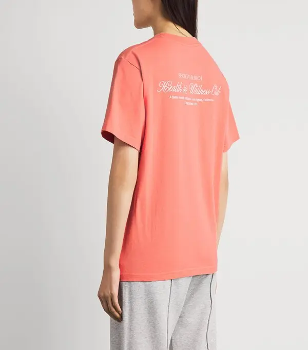 SPORTY & RICH Cotton Graphic T-shirt