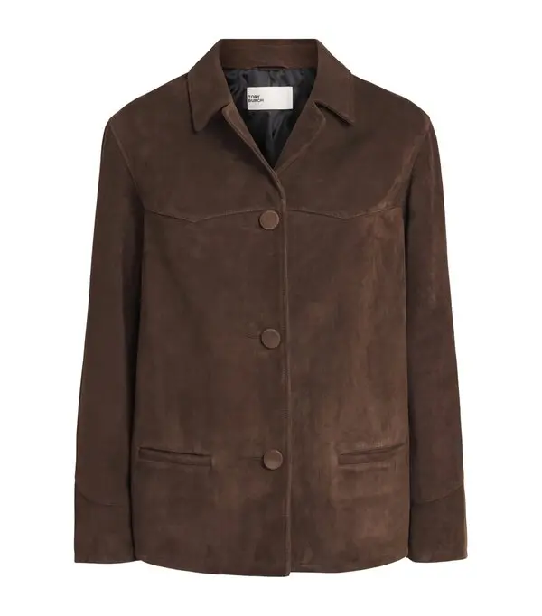 Tory Burch Suede Lightweight Jacket