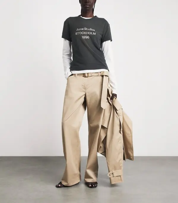 Acne Studios Sprayed Logo T-shirt
