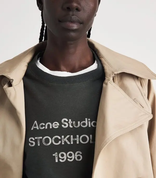 Acne Studios Sprayed Logo T-shirt