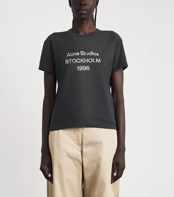 Acne Studios Sprayed Logo T-shirt
