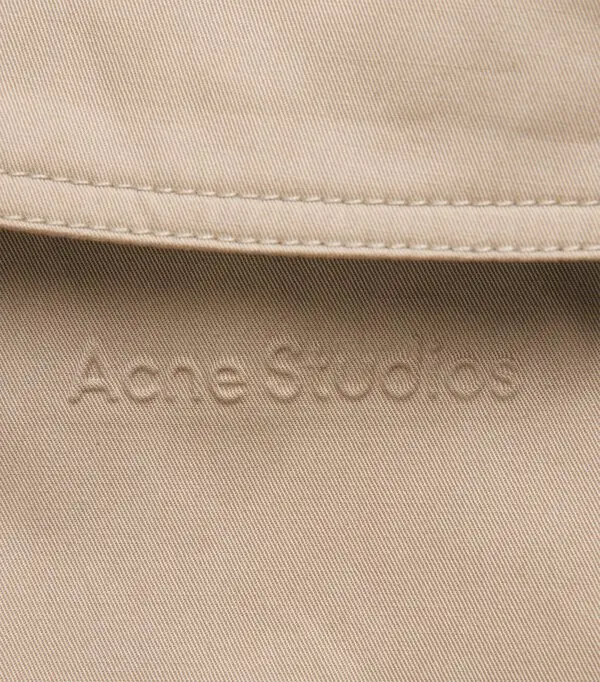 Acne Studios Cotton Cropped Trench Coat