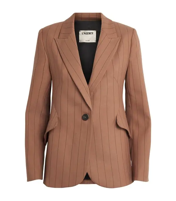 L'Agence Pinstripe Chamberlain Blazer