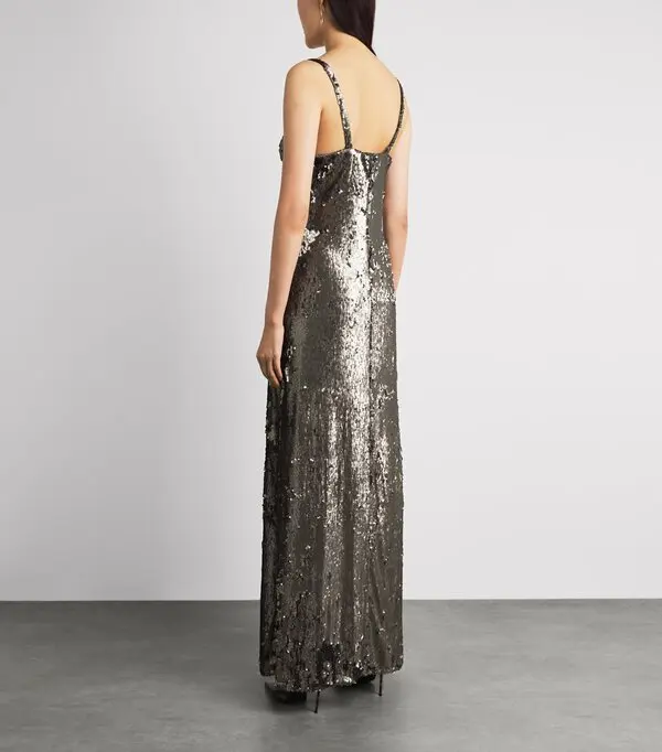L'Agence Sequin Sayla Gown