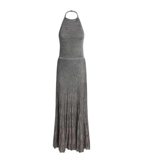 Missoni Lamé Open-back Maxi Dress
