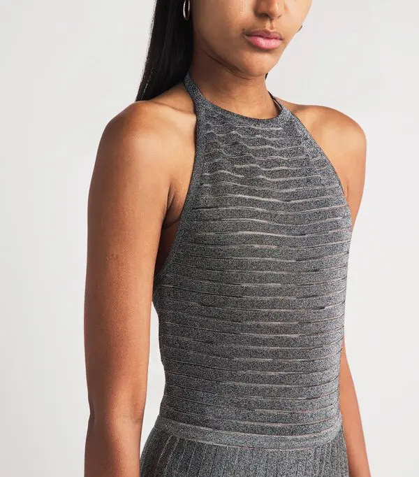 Missoni Lamé Open-back Maxi Dress