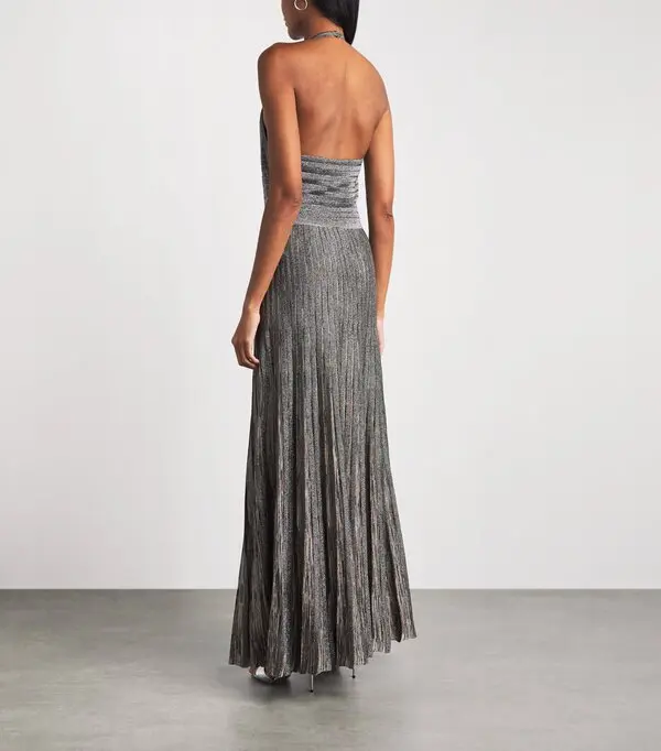 Missoni Lamé Open-back Maxi Dress
