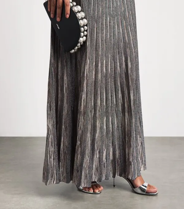 Missoni Lamé Open-back Maxi Dress