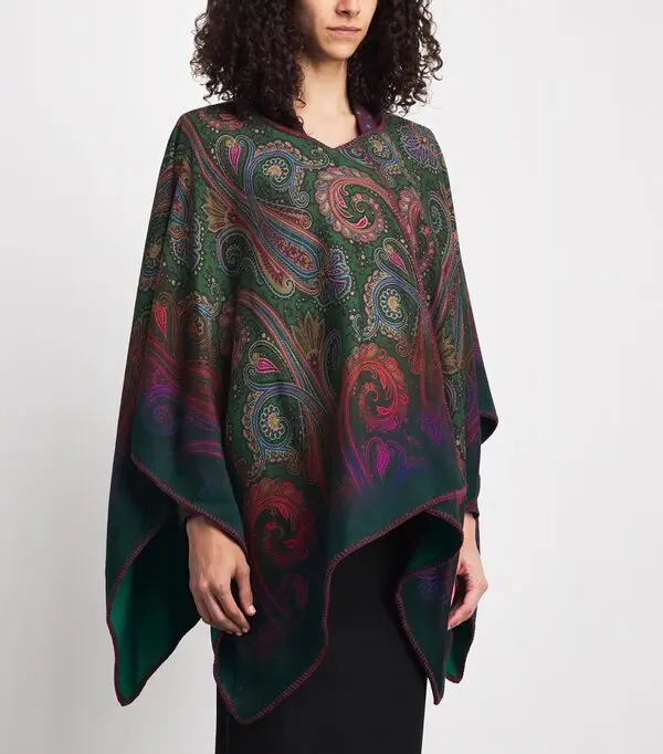 Etro Wool-blend Paisley Reversible Cardigan