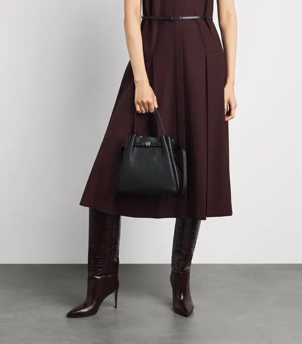 Tory Burch Leather Romy Bucket Bag
