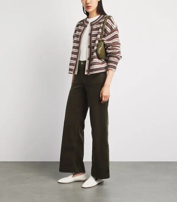 FRAME Le Slim Palazzo Corduroy Wide-leg Jeans