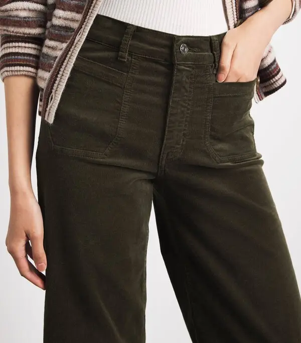 FRAME Le Slim Palazzo Corduroy Wide-leg Jeans