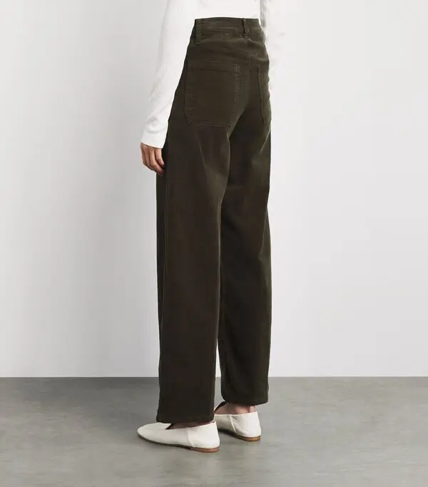 FRAME Le Slim Palazzo Corduroy Wide-leg Jeans