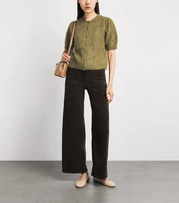 FRAME Cashmere Short Sleeve Cardigan