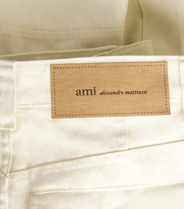 AMI Paris Cotton Baggy Cargo Trousers
