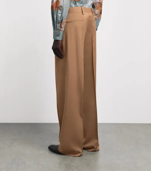VIVIENNE WESTWOOD Virgin Wool Pleated Rafael Trousers