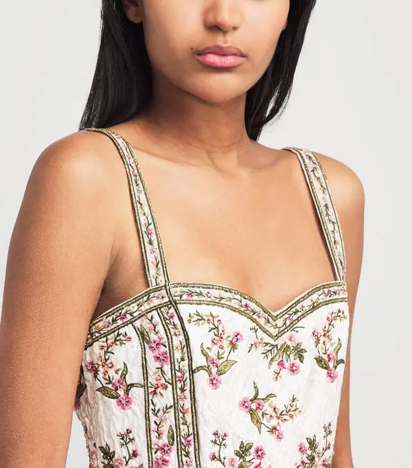 Alice + Olivia Embellished Katia Mini Dress