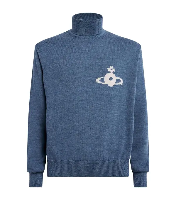 VIVIENNE WESTWOOD Merino Rollneck Mark Sweater