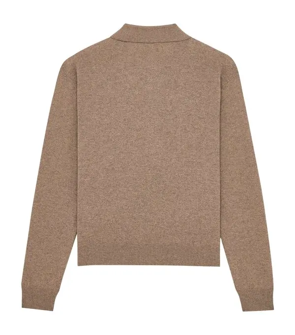 Saint Laurent Virgin Wool Polo Sweater