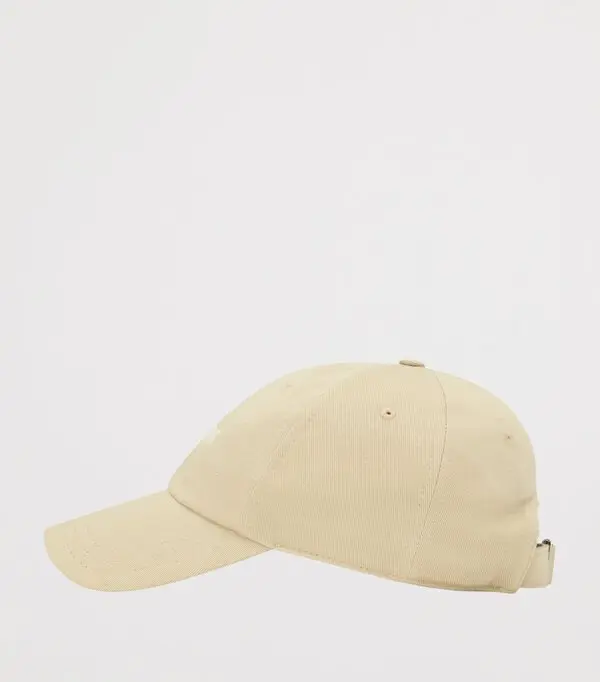 Saint Laurent Cotton Logo Baseball Cap