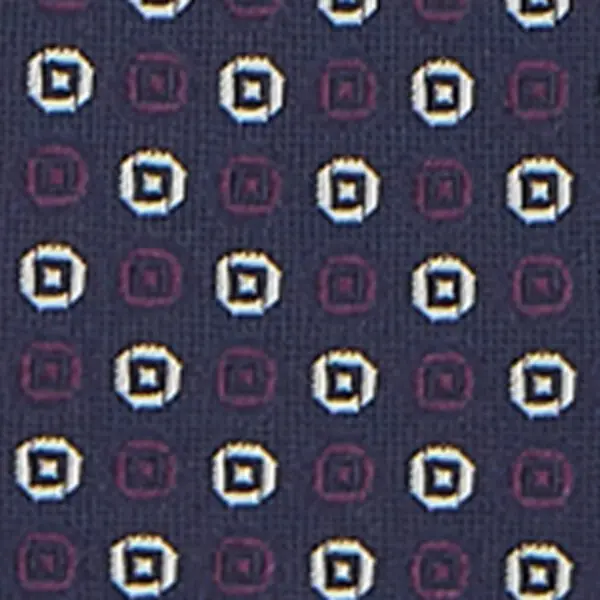 Saint Laurent Silk Circle Motif Tie