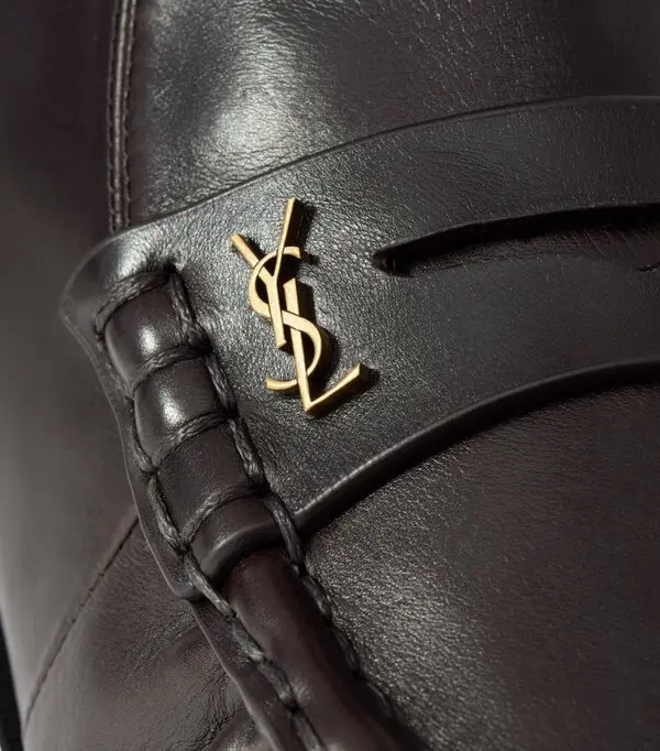 Saint Laurent Leather Le Loafer Ankle Boots