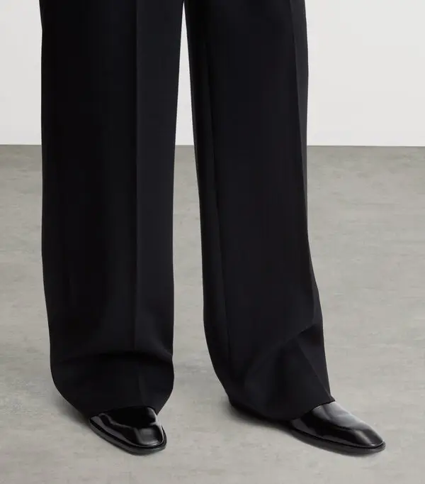 Saint Laurent Leather Aurelien Ankle Boots