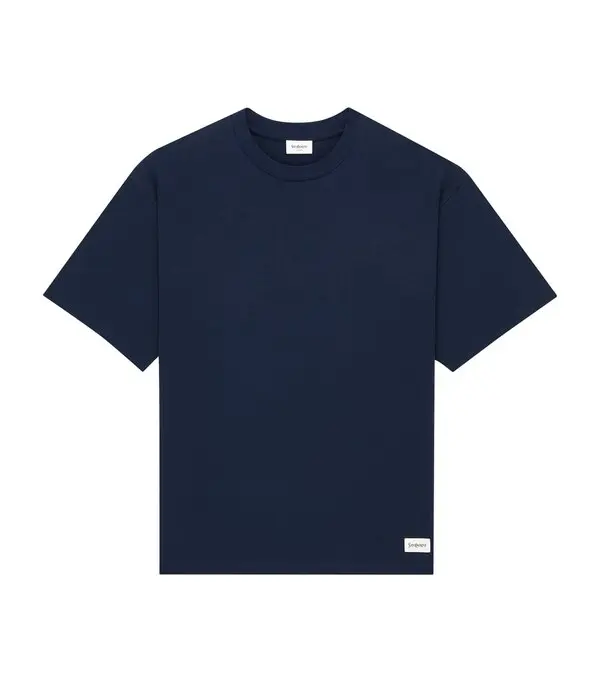 Saint Laurent Cotton-blend Logo-patch T-shirt