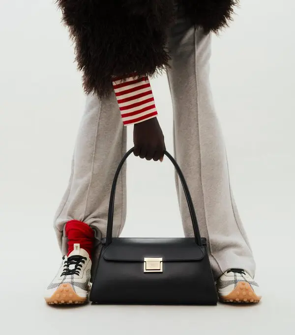AMI Paris Mimi Shoulder Bag - Black