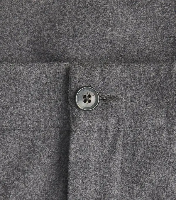Isaia Wool-blend Comfort Slim Trousers